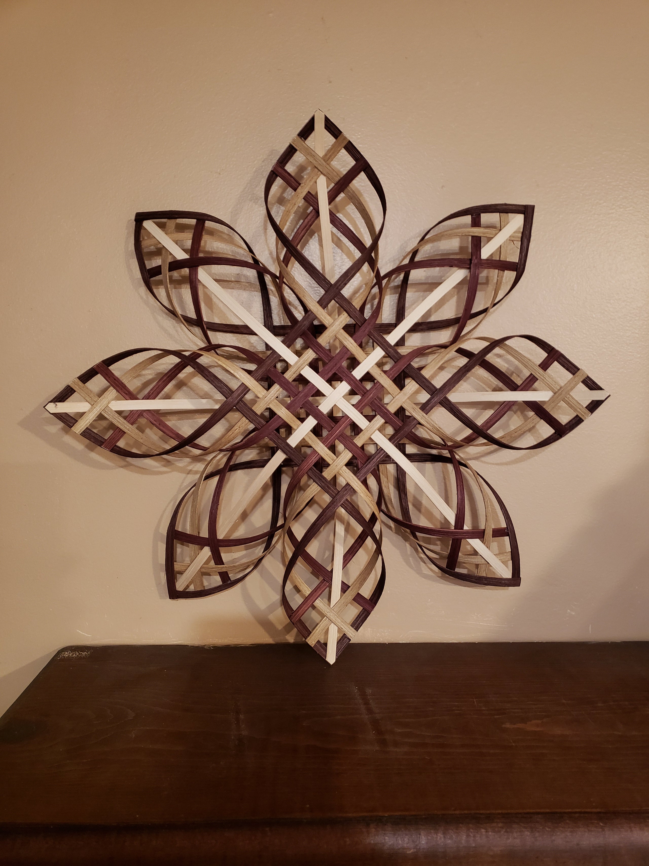 Woven Snowflake | Wood Weaving