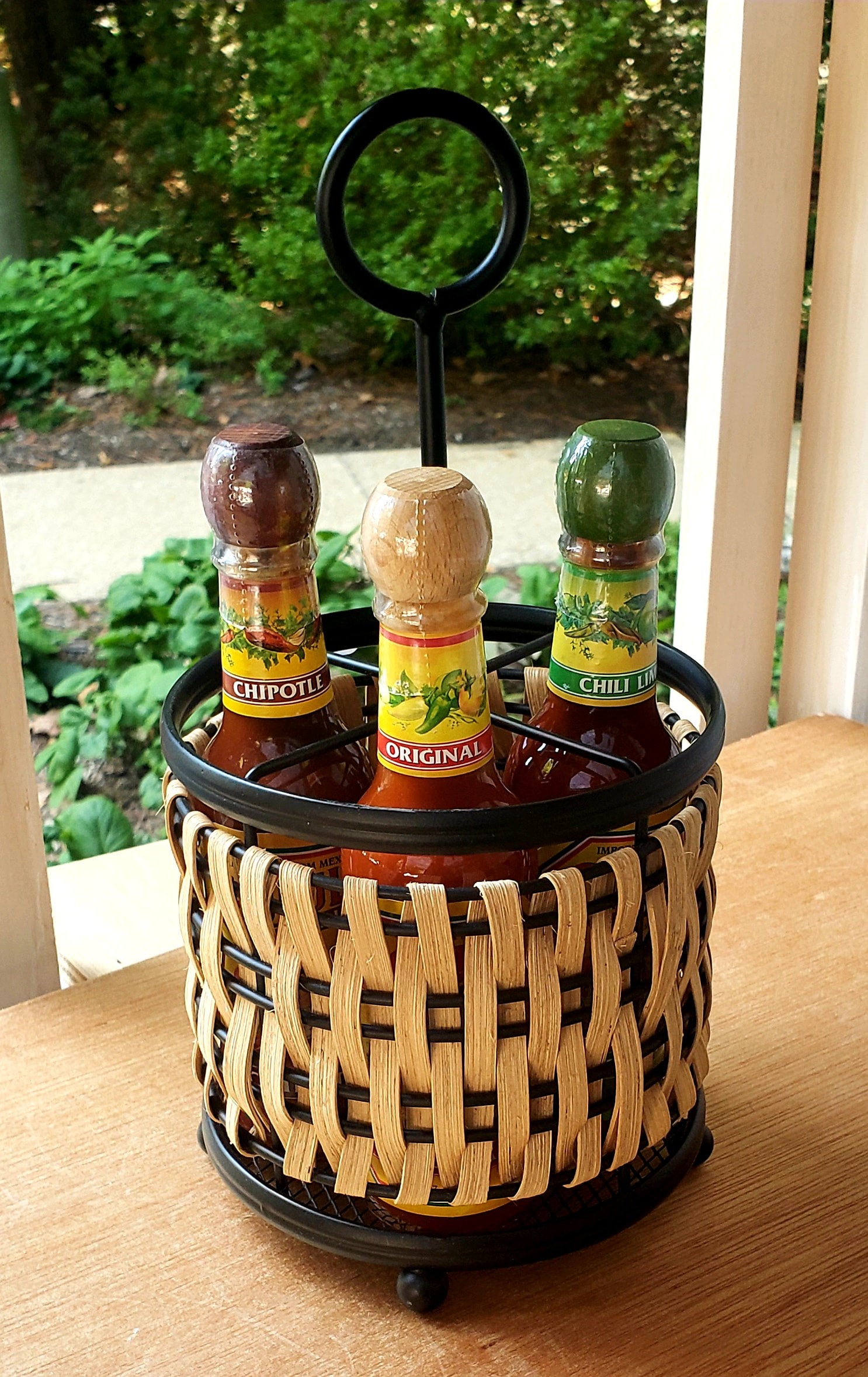 Silverware Caddy | Wood Weaving